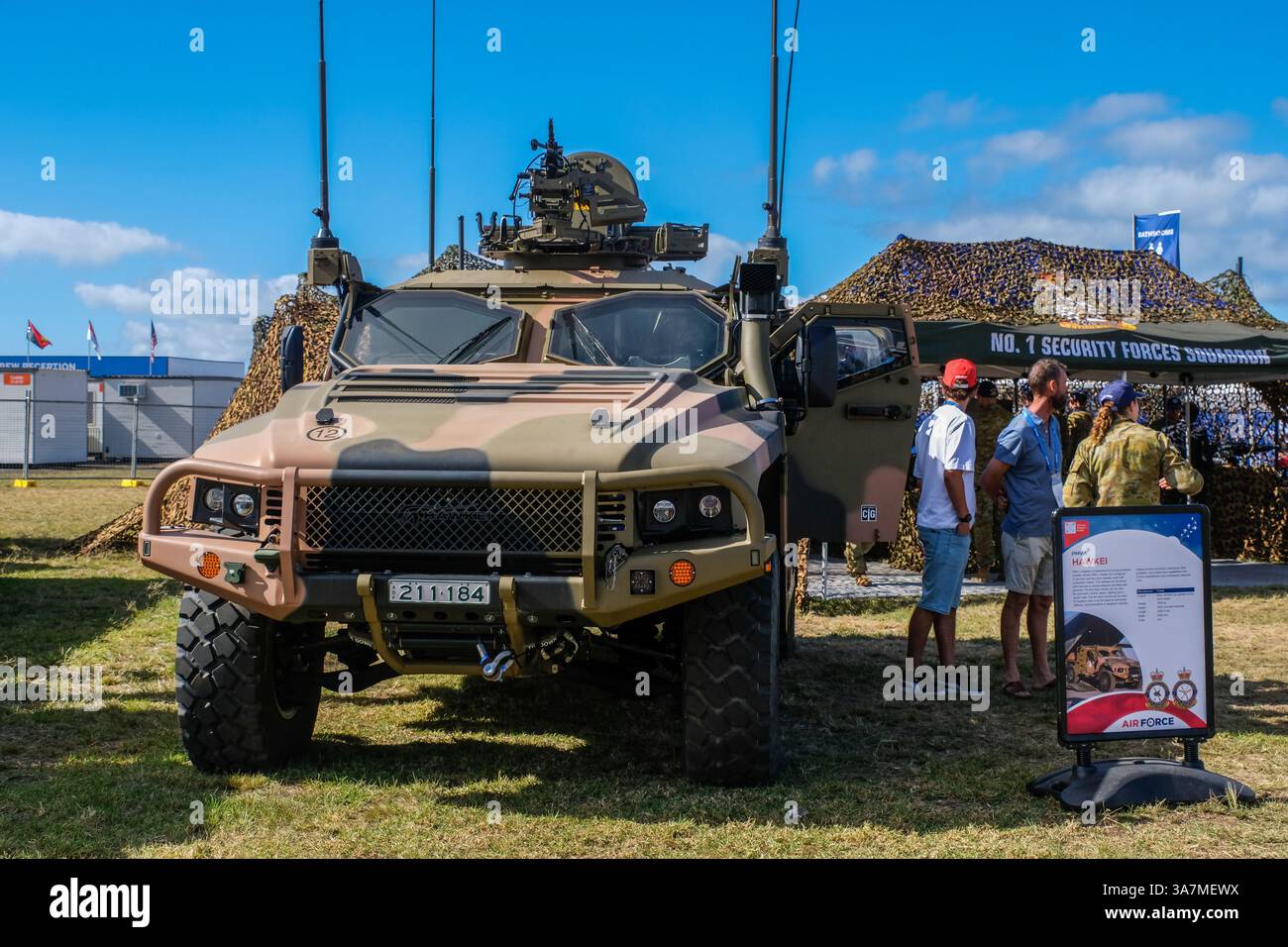 March 25, 2025, Avalon, Victoria, Australia: The Hawkei, an Australian ...