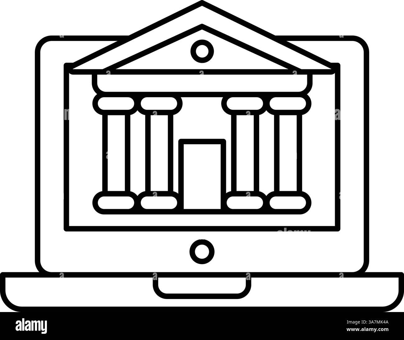 Ancient image laptop Stock Vector Images - Alamy