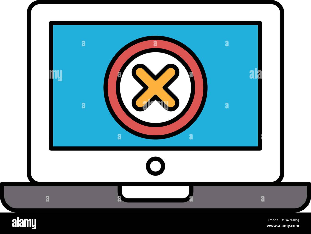 Computer monitor on round hi-res stock photography and images - Alamy