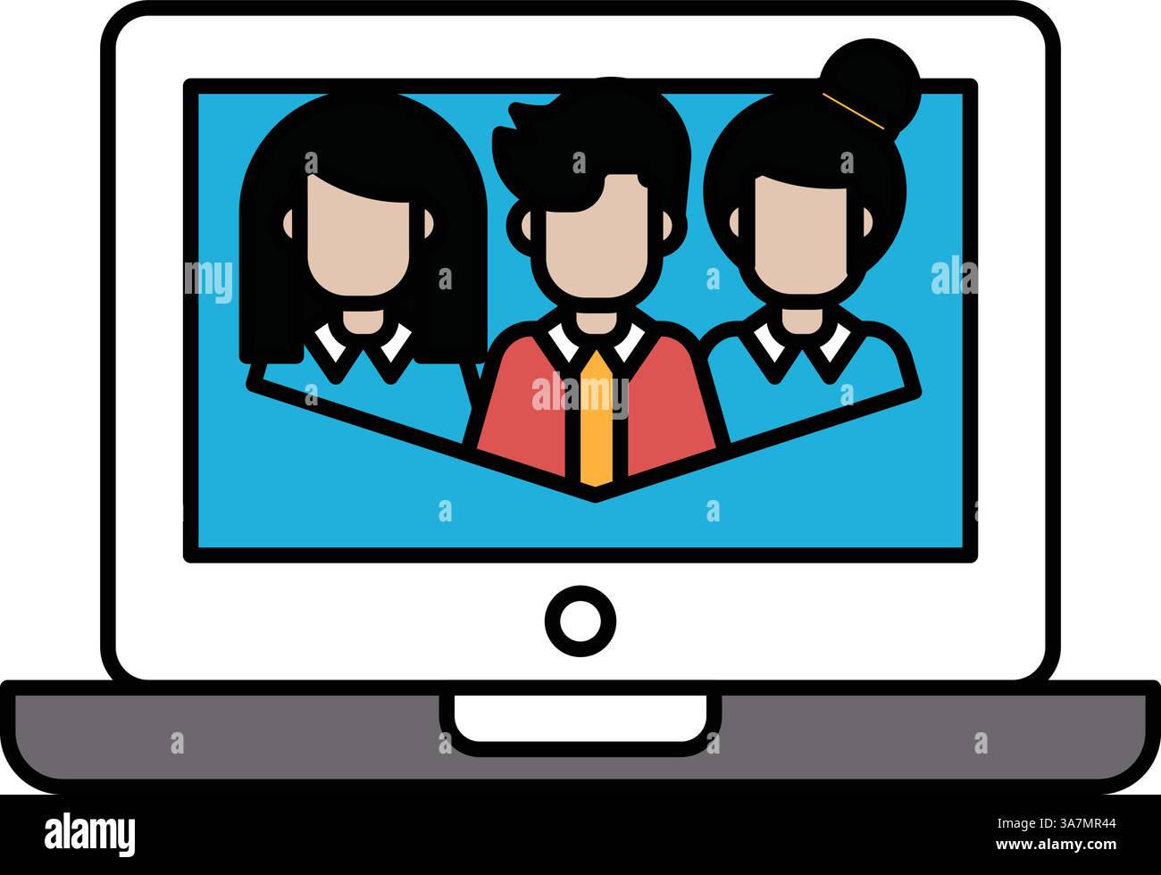 Online camaraderie Stock Vector Images - Alamy
