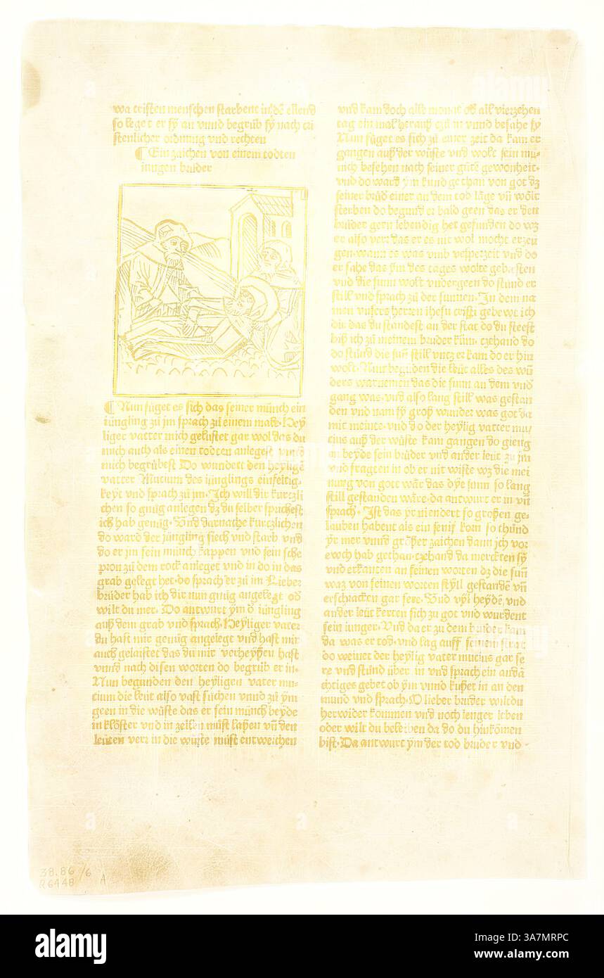 An ancient manuscript featuring intricate illustrations and ornate text ...
