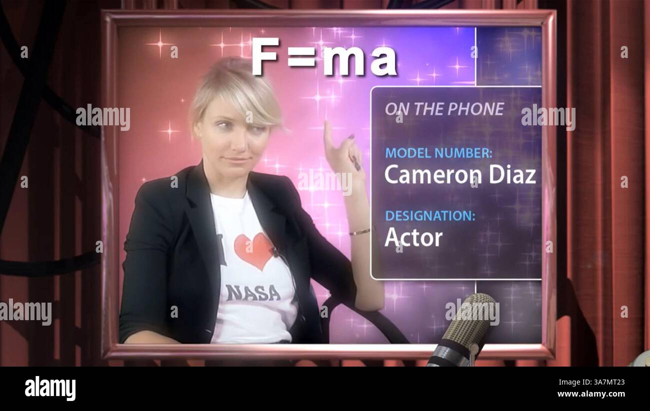 Feb. 26, 2013 - Cameron Diaz on the Robot Astronomy Talk Show..Cameron ...