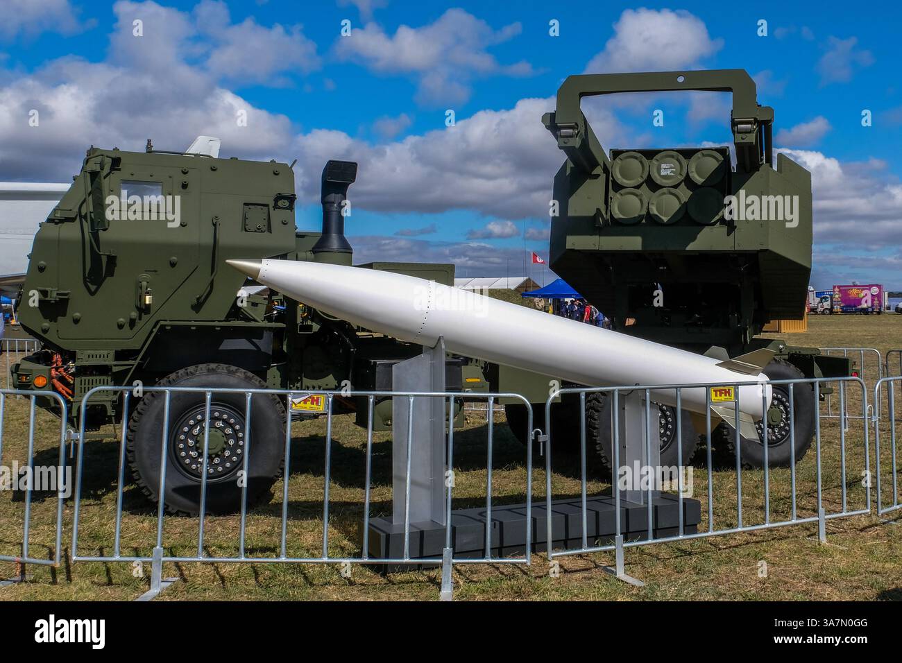 March 25, 2025, Avalon, Victoria, Australia: HIMARS - The M142 High Mobility Artillery Rocket ...