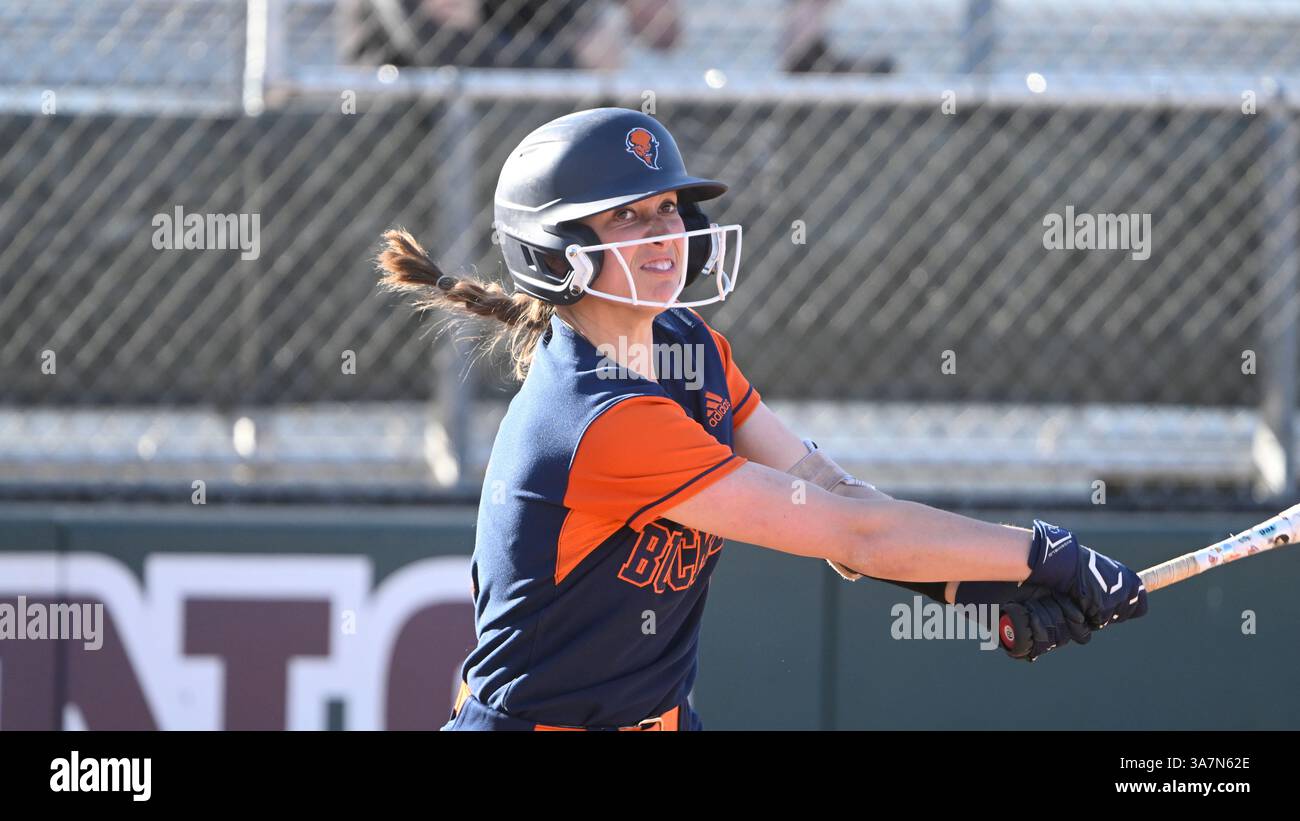 Bucknell's Bella Radican (6) plays Lipscomb in an NCAA softball game on ...