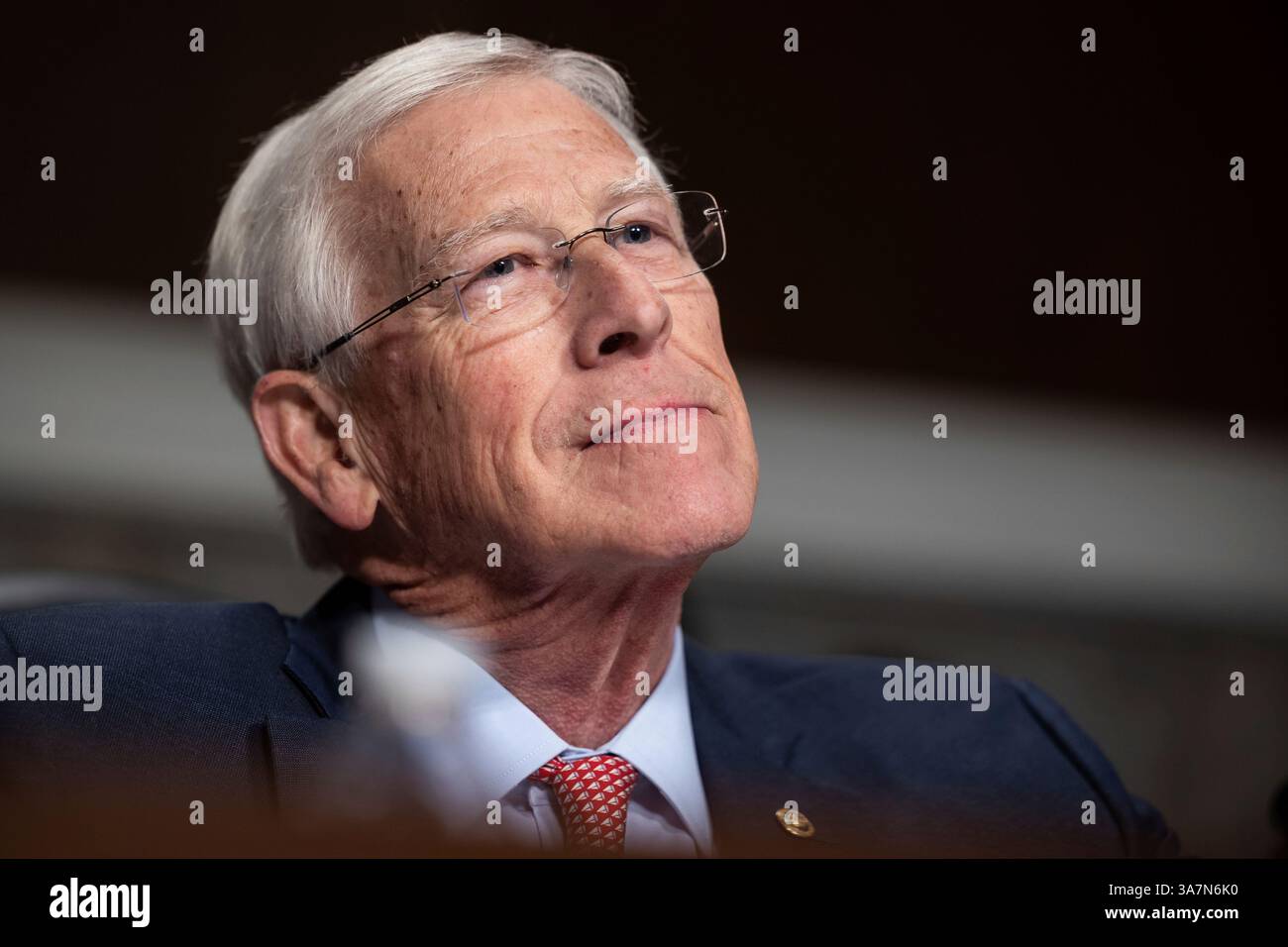 Senate Armed Services Committee Chair Roger Wicker (R-Miss.) presides ...