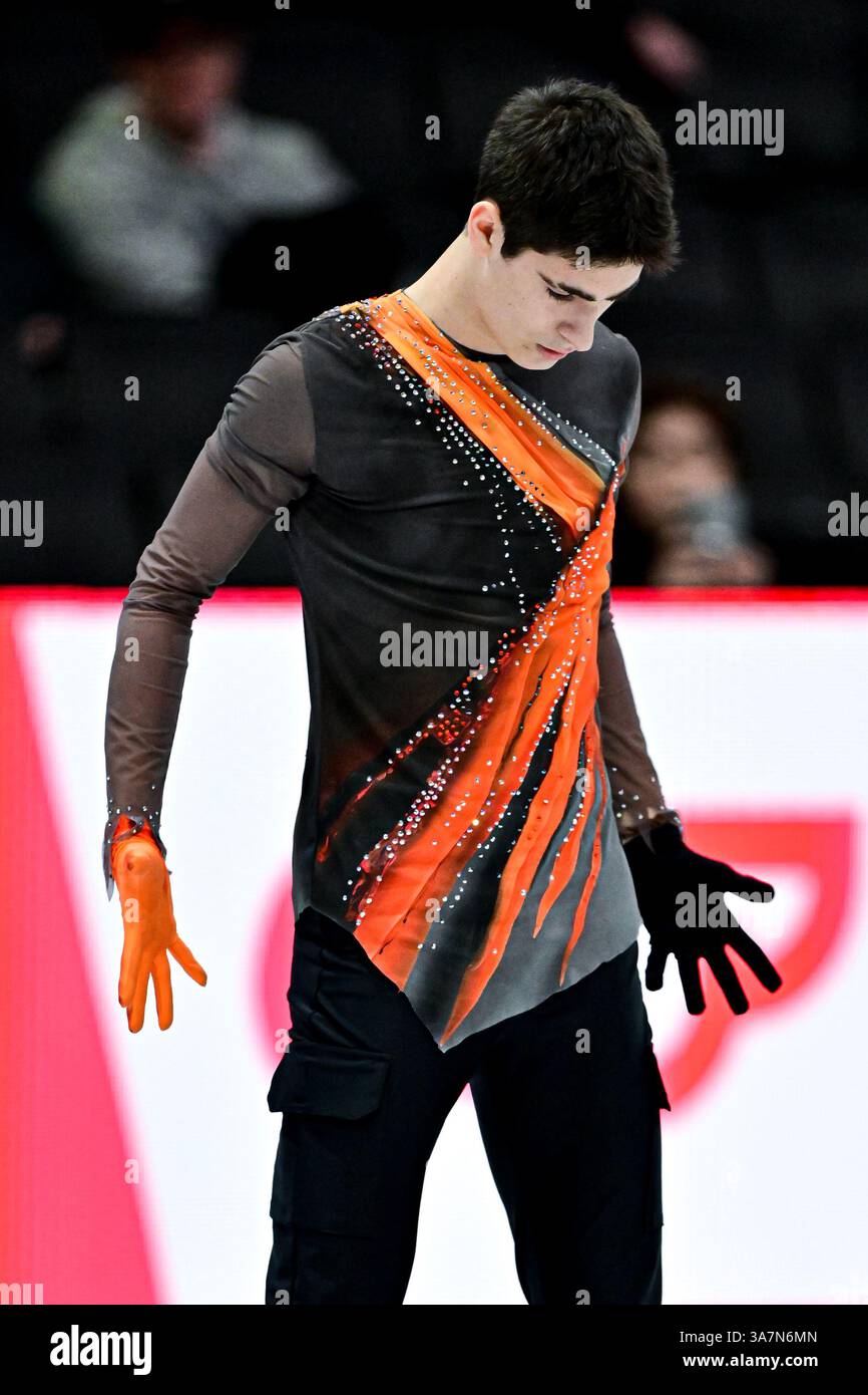 Semen DANILIANTS (ARM), during Men Short Program, at the ISU World ...