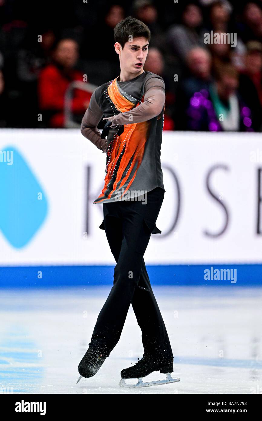 Semen DANILIANTS (ARM), during Men Short Program, at the ISU World ...