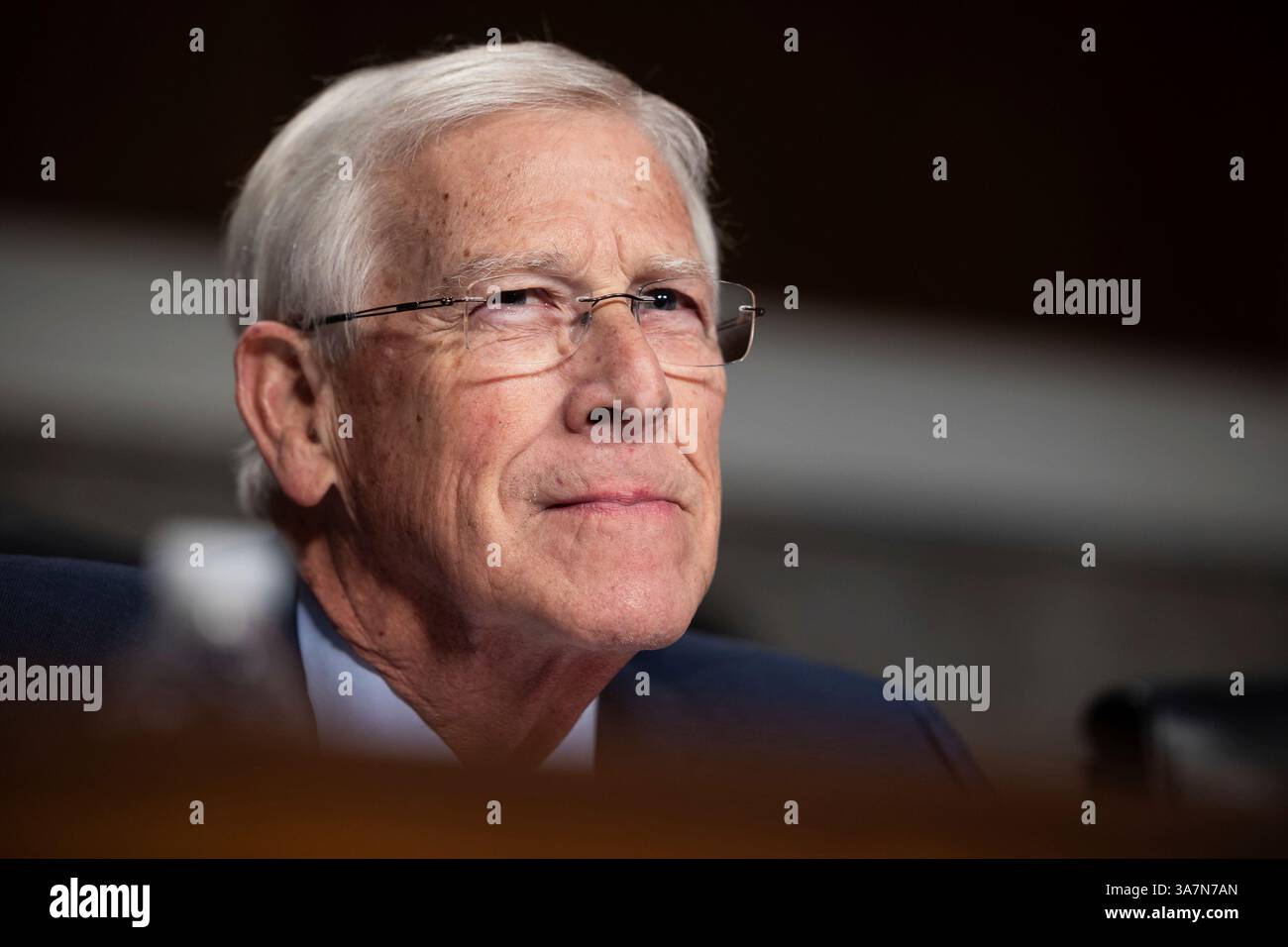 Senate Armed Services Committee Chair Roger Wicker (R-Miss.) presides ...