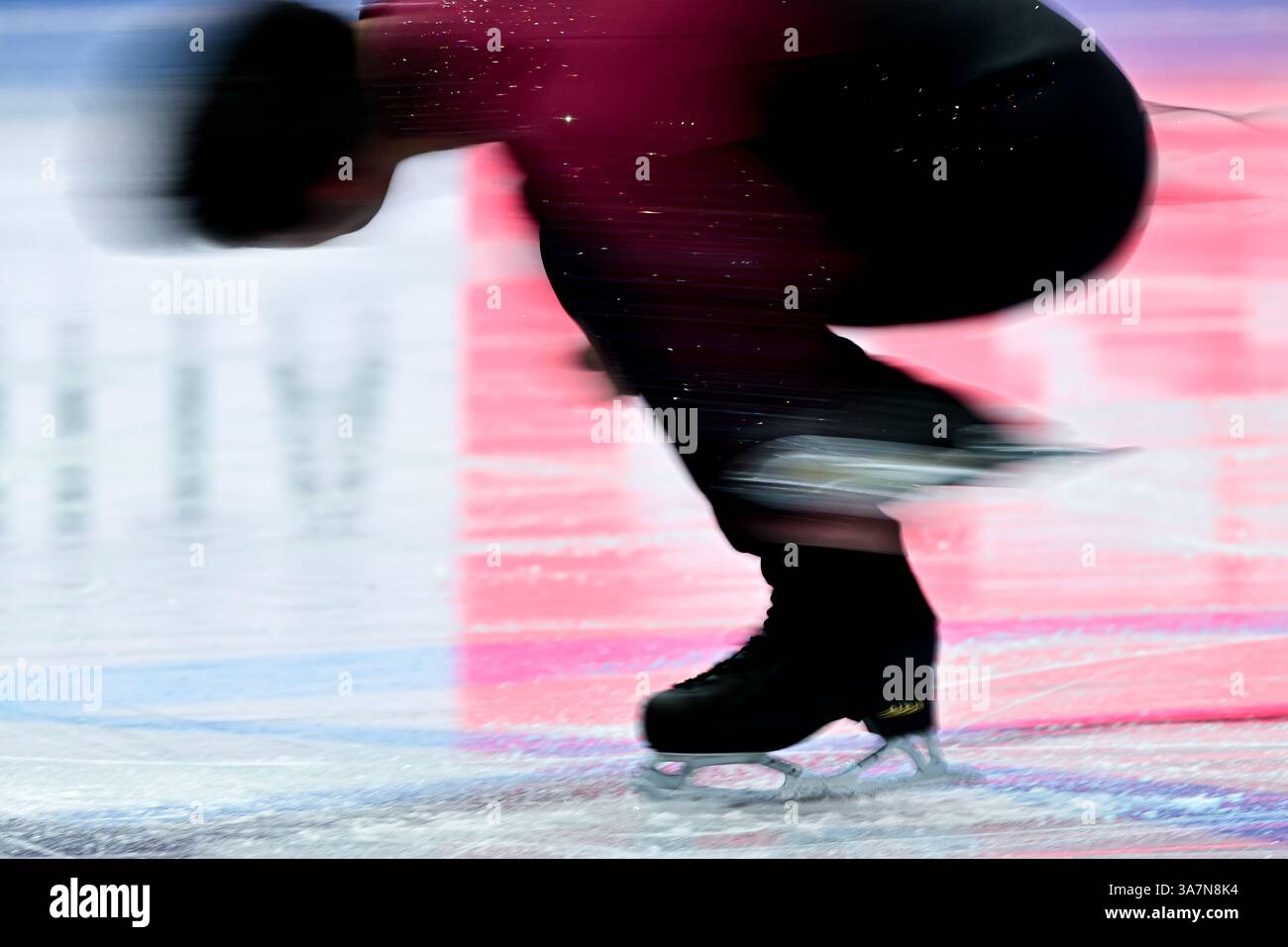 Yu-Hsiang LI (TPE), during Men Short Program, at the ISU World Figure ...