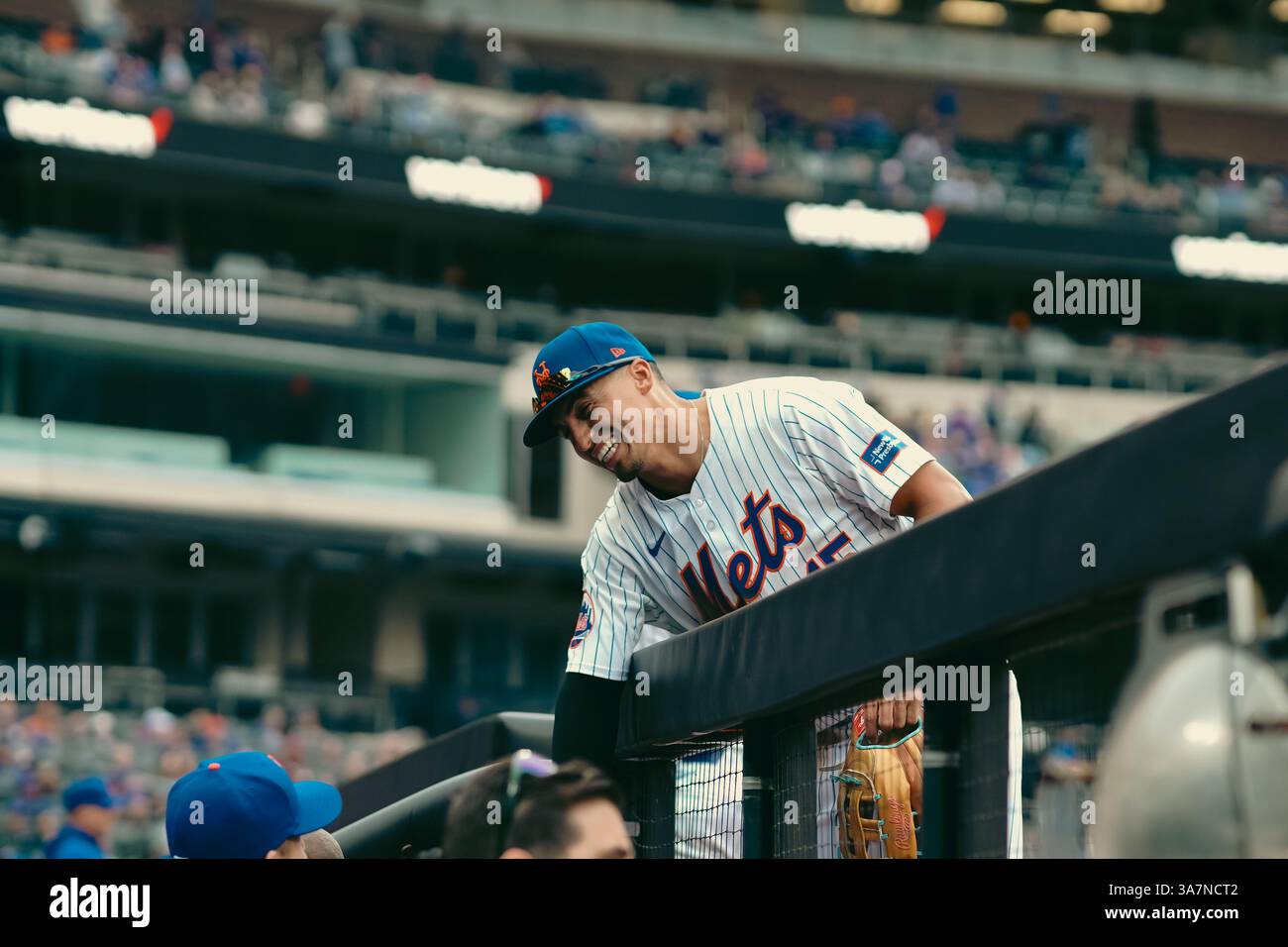 Francisco Miguel Lindor Serrano New York Mets (#12 / Shortstop Stock Photo - Alamy