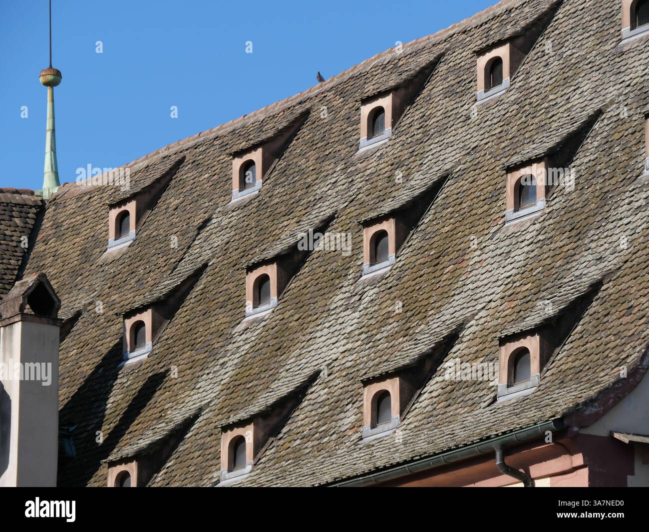 Many dormer windows on the Strasbourg Historical Museum Stock Photo - Alamy