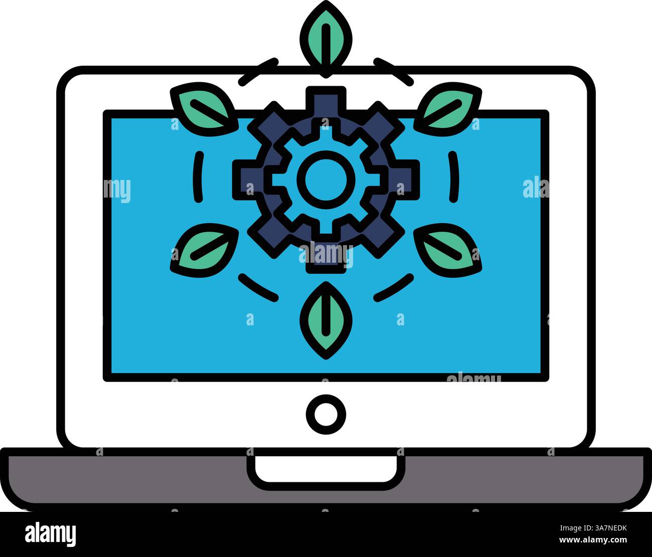 Digital installation nature Stock Vector Images - Alamy