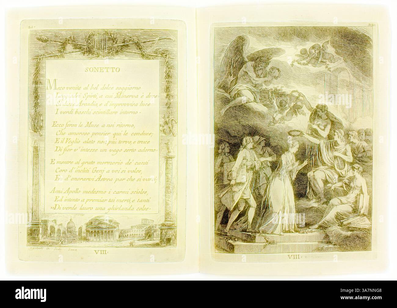 An artistic depiction of a sonnet, featuring intricate illustrations ...