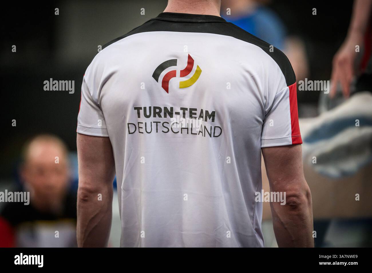 Logo / Aufschrift TURN-TEAM DEUTSCHLAND auf Trikotruecken / 40. EnBW ...