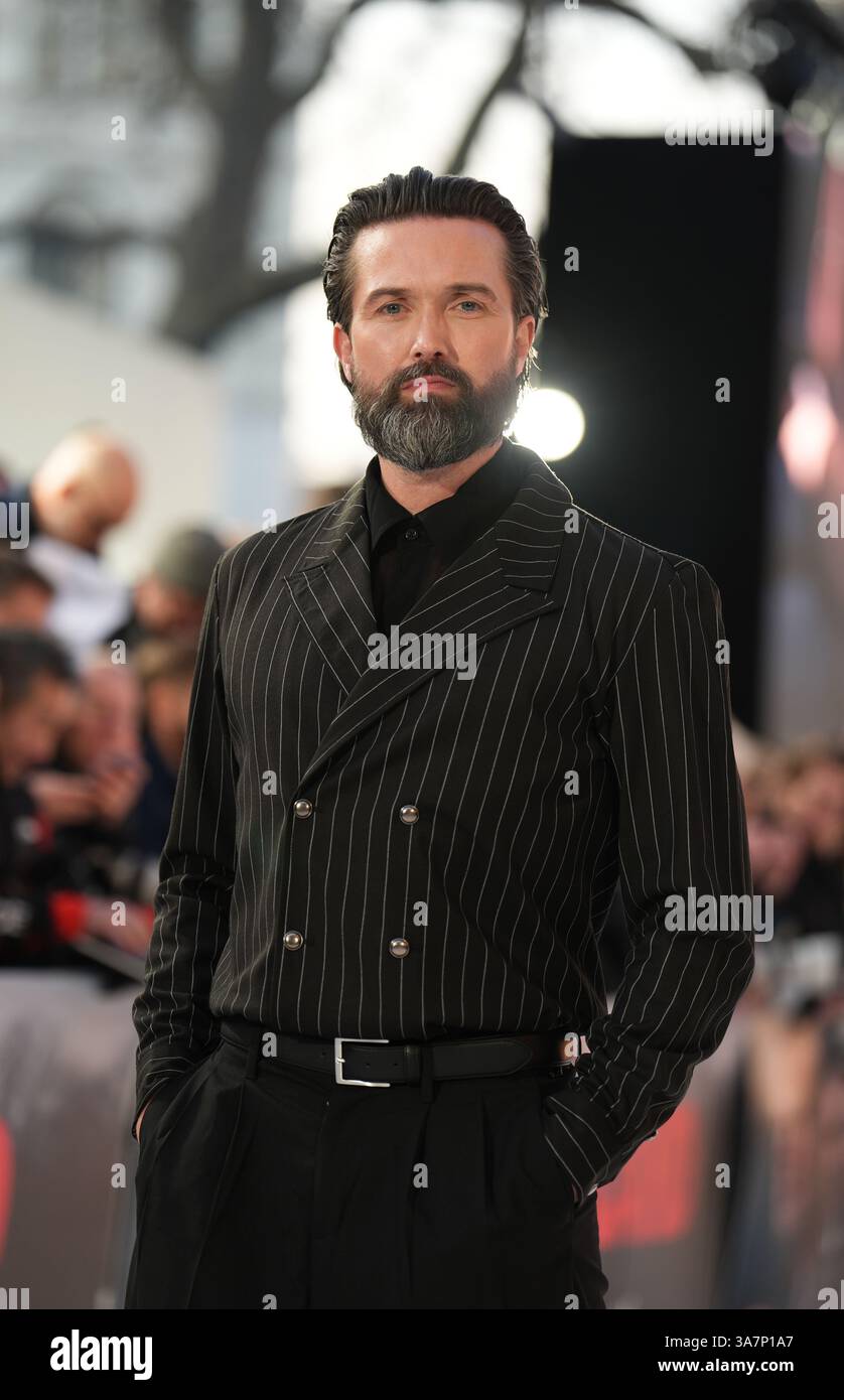 Emmett J. Scanlan attending the UK premiere of MobLand at Odeon Luxe ...