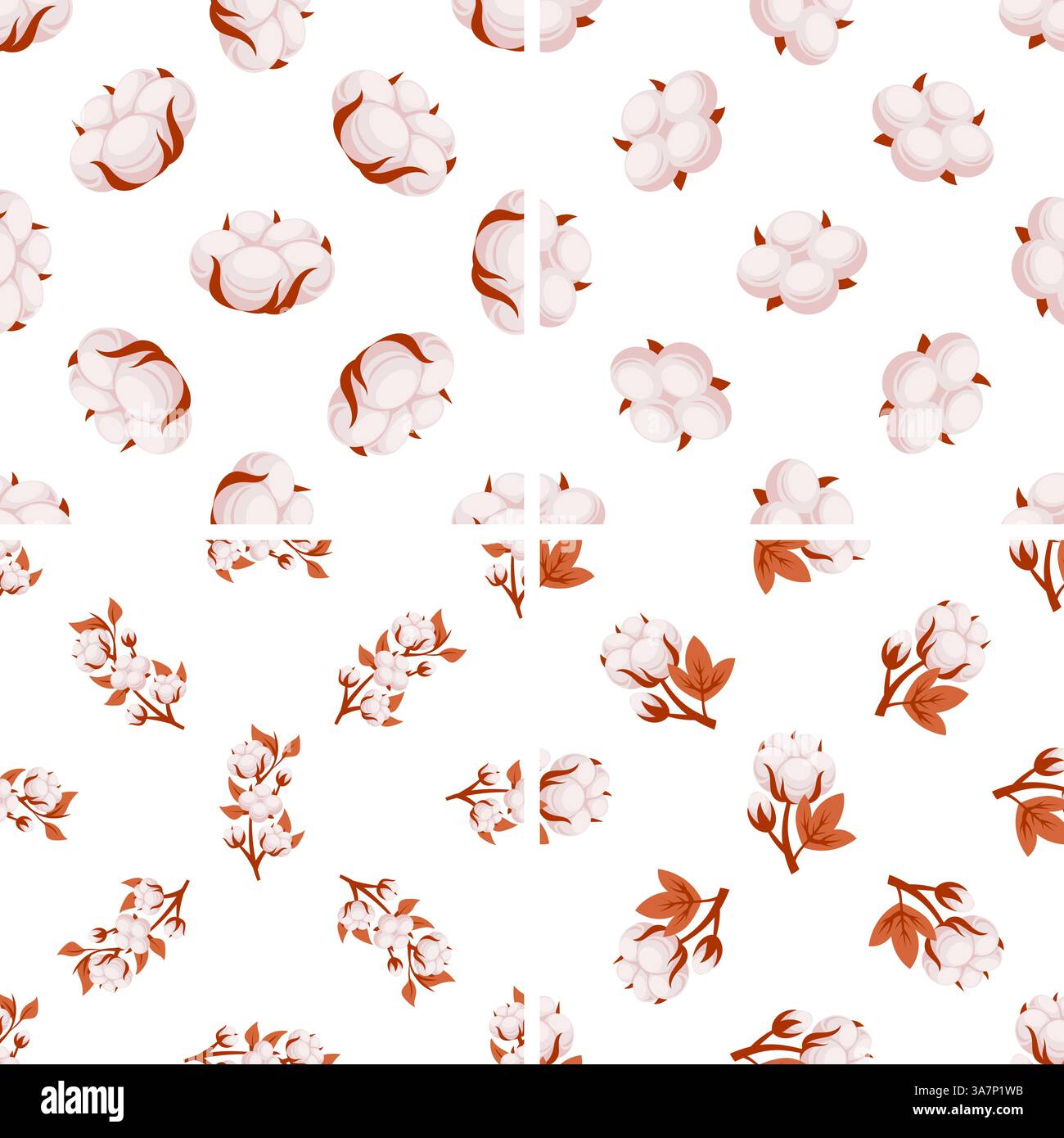 Mallow patterns Stock Vector Images - Alamy