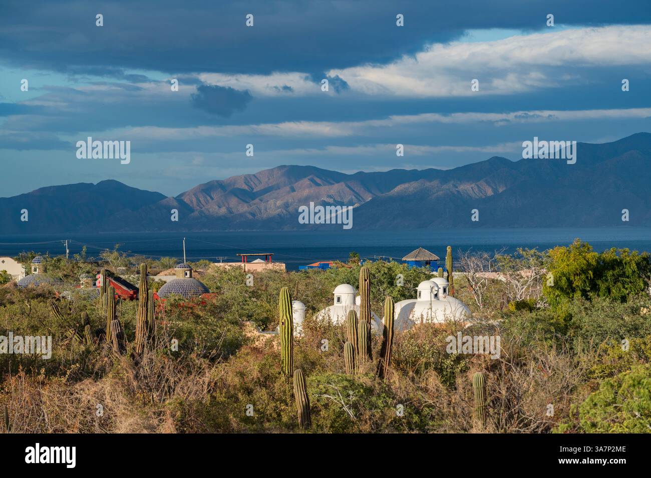 Mexico, Baja California,Ventana bay, El Sargento, Isla Cerralvo view Stock Photo - Alamy