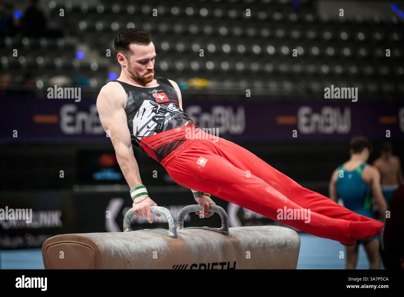 Stuttgart, Deutschland. 27th Mar, 2025. Benjamin Gischard (SUI) am ...