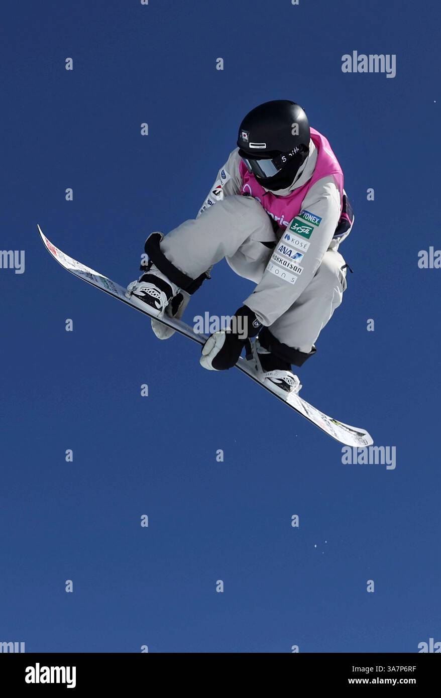 Yuto TOTSUKA of Japan performs in the men's halfpipe qualifying round ...