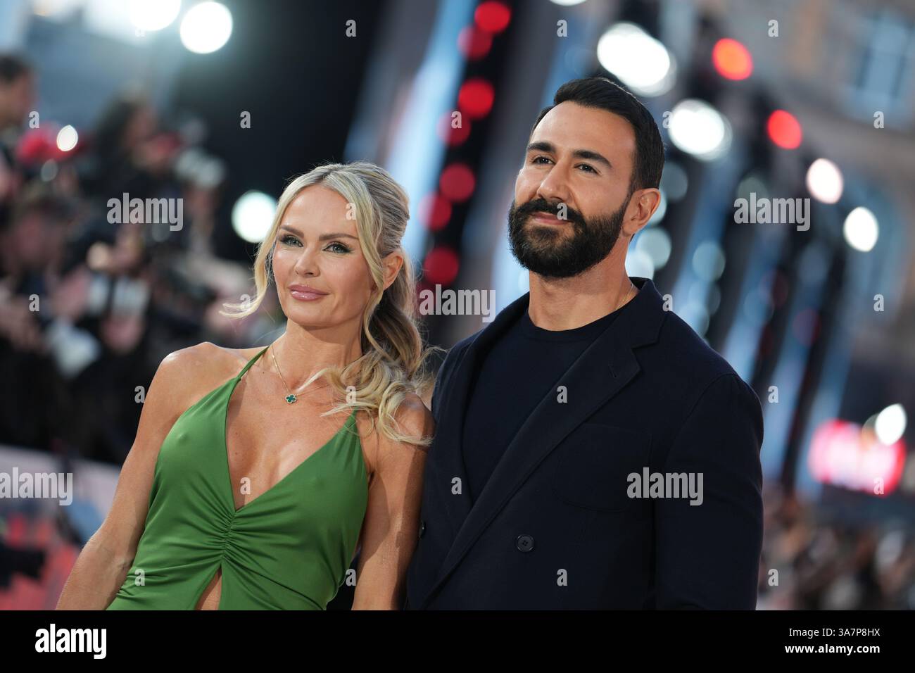 Annie Cooper attending the UK premiere of MobLand at Odeon Luxe ...