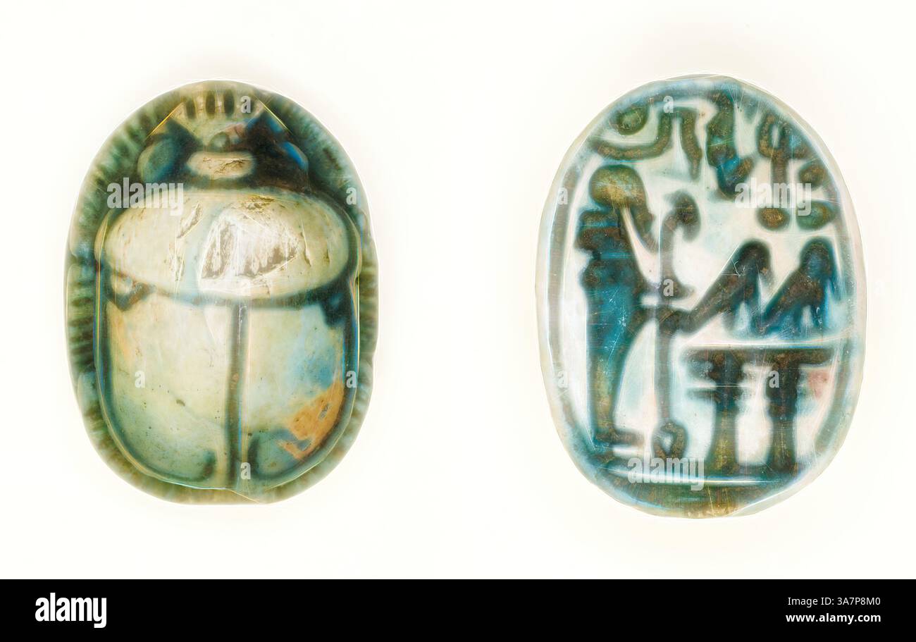 A decorative scarab with intricate designs, showcasing symbolic ...