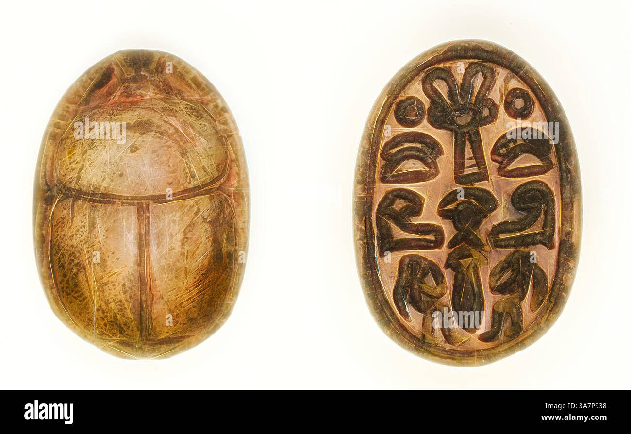 An intricately carved scarab beetle artifact, showcasing detailed ...
