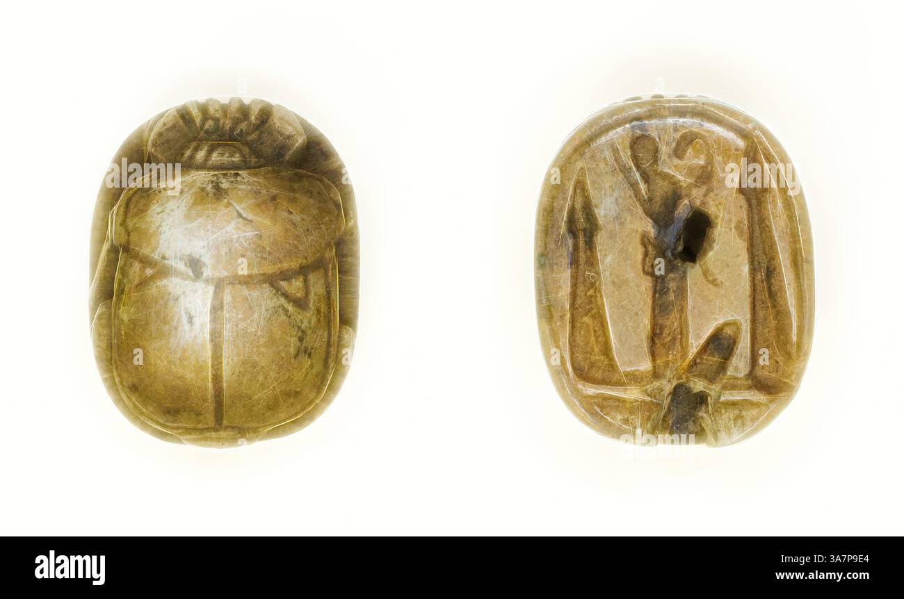 Two ancient egyptian scarab amulets hi-res stock photography and images ...