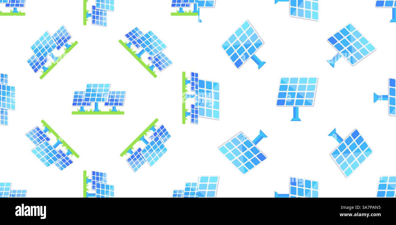 Solar panel pattern promoting renewable energy and eco friendly ...