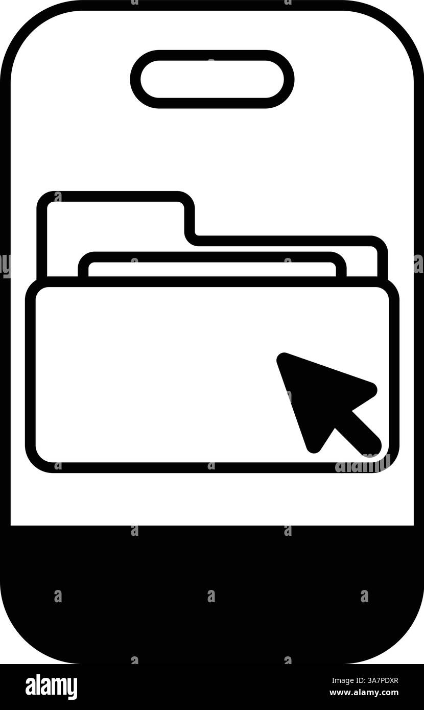 Phone folder on mouse Black and White Stock Photos & Images - Alamy