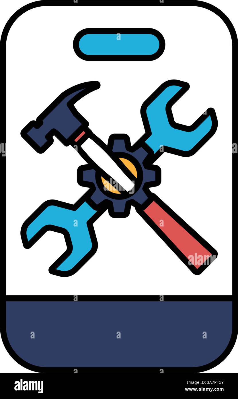 Repairing something Stock Vector Images - Alamy