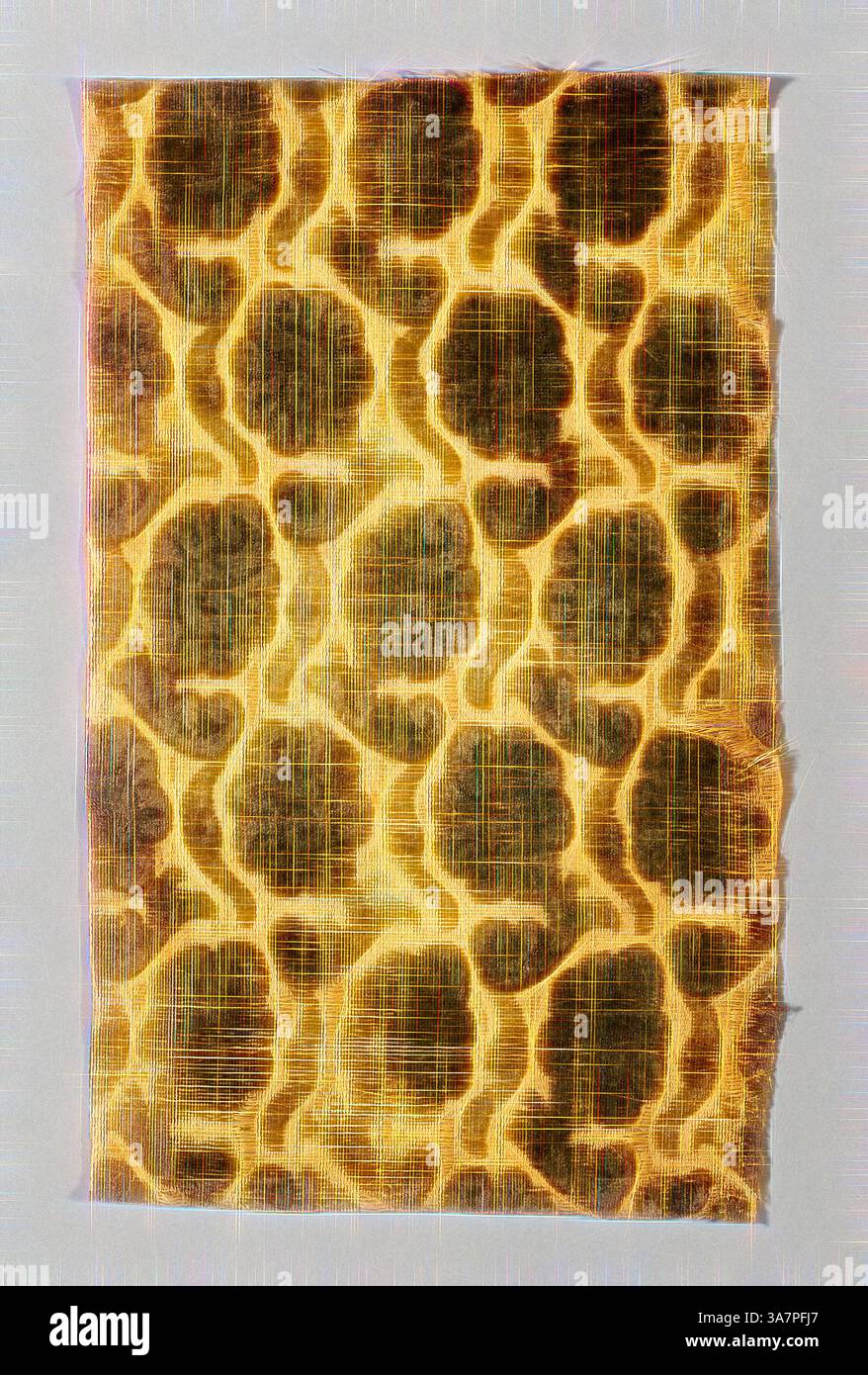 A textured surface featuring an abstract pattern reminiscent of animal ...