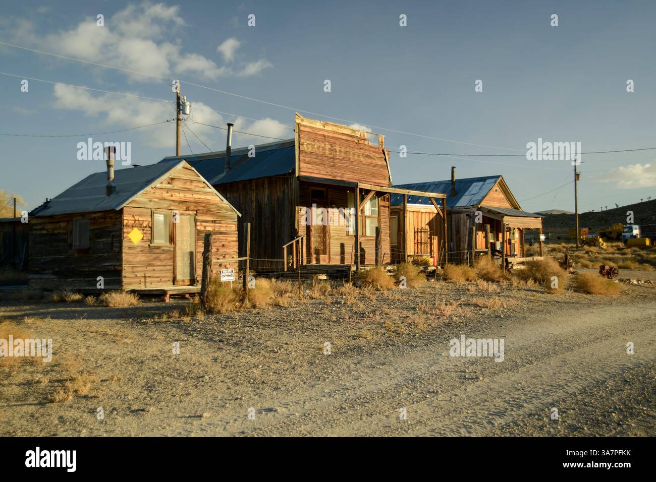 USA,Nevada, Great Basin, Esmeralda County, Gold Point Ghost Town Stock ...