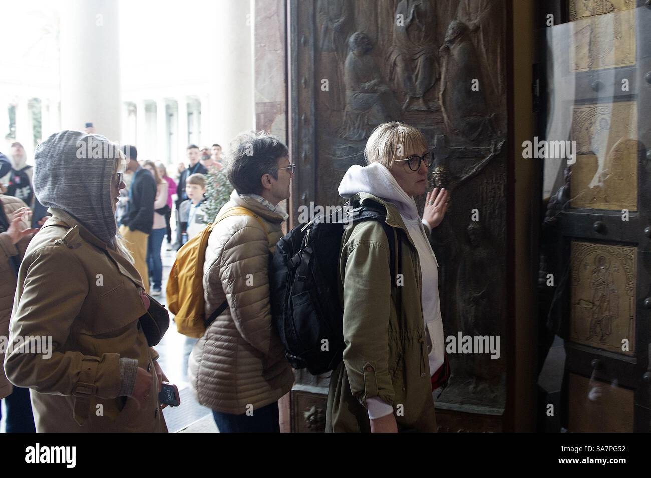 Rome, Italy. 27th Mar, 2025. **NO LIBRI** Italy, Rome, Vatican, 2025/3 ...