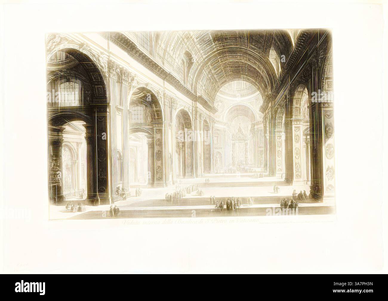 A grand interior space featuring soaring arches and intricate ...