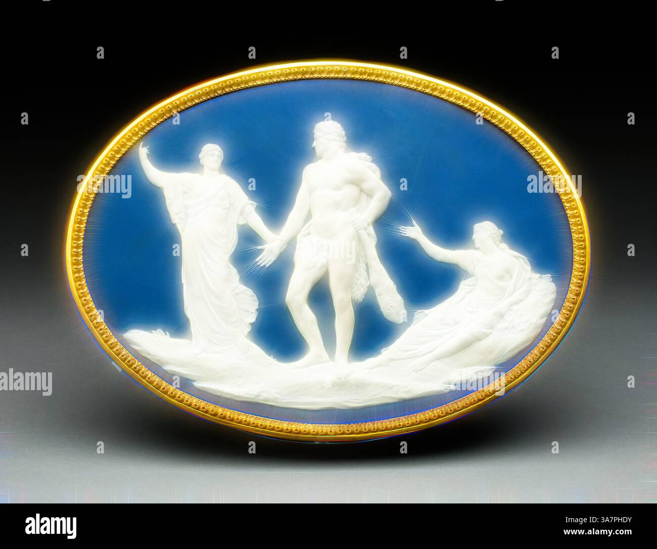Three figures in classical attire hi-res stock photography and images ...