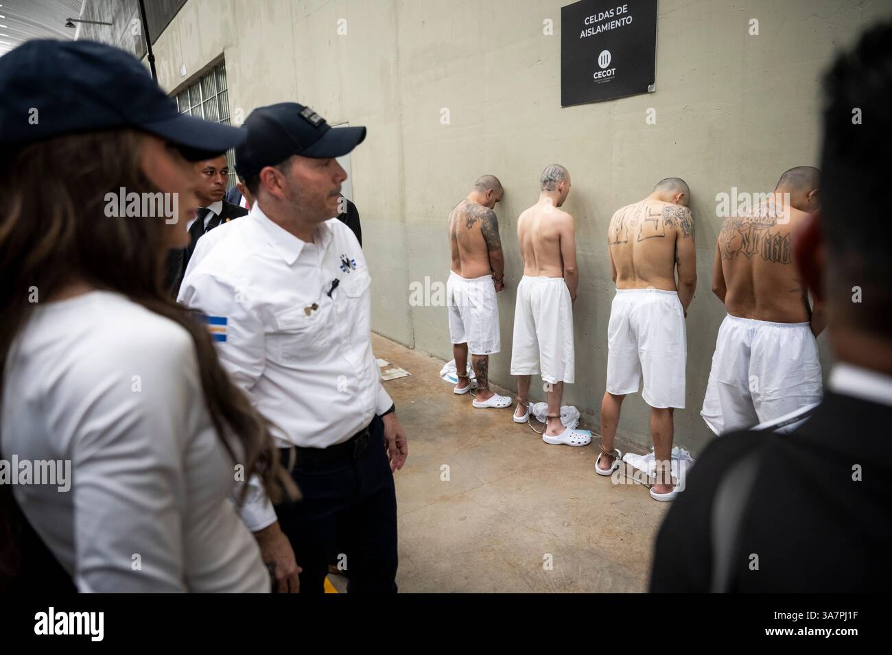 Department of Homeland Security (DHS) Secretary Kristi Noem receives a ...