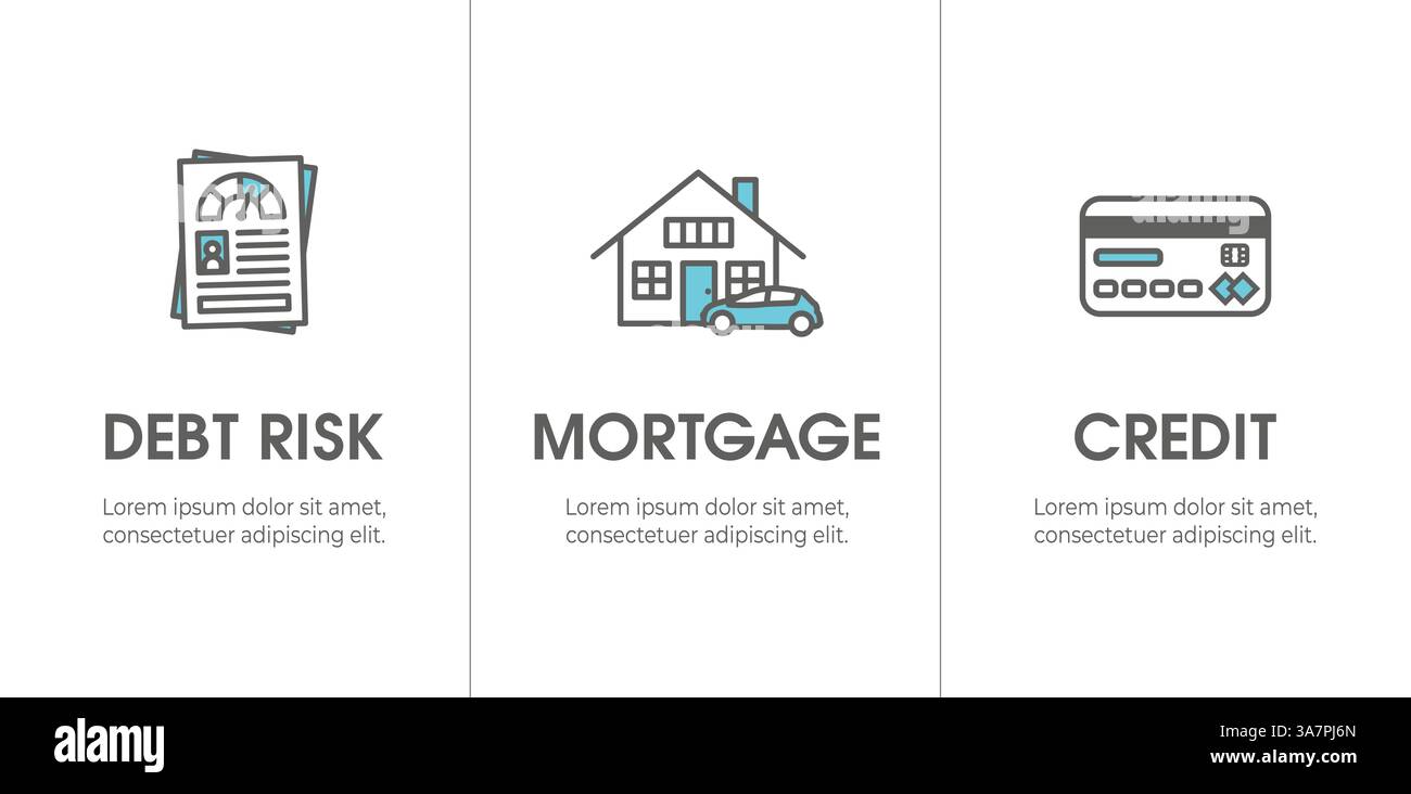 Credit loan consolidation debt Cut Out Stock Images & Pictures - Alamy