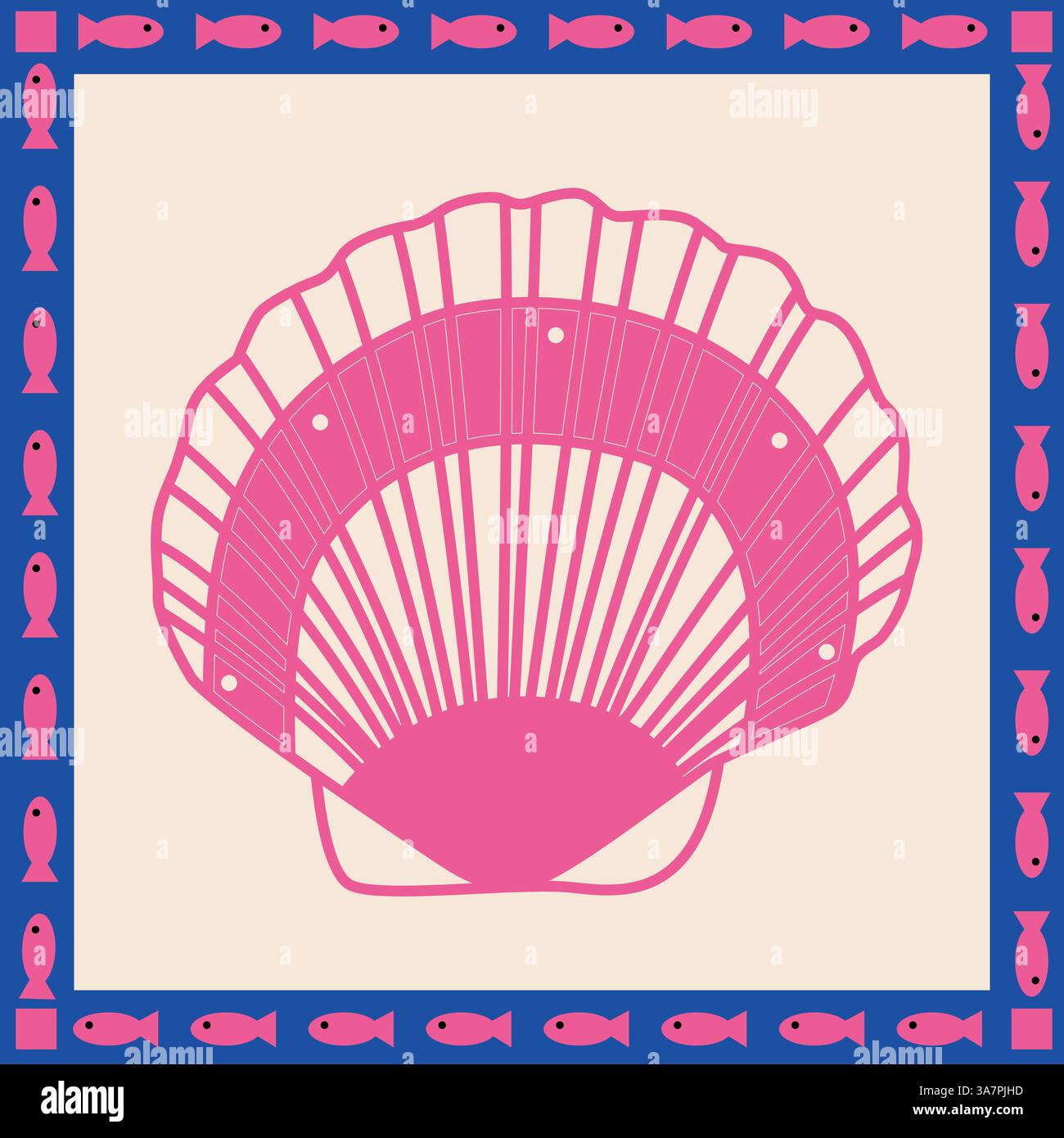 Illustration shell fish on Stock Vector Images - Alamy