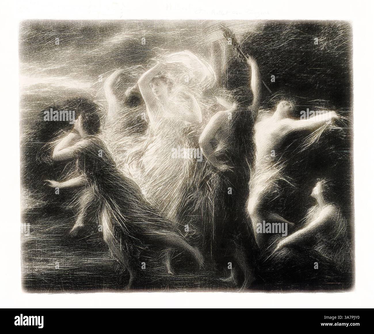 Group of ethereal figures dance hi-res stock photography and images - Alamy