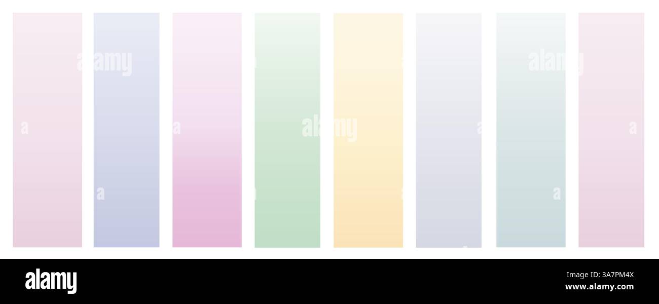 Set of gradients bright, smooth, pastel gradient colors designs for ...
