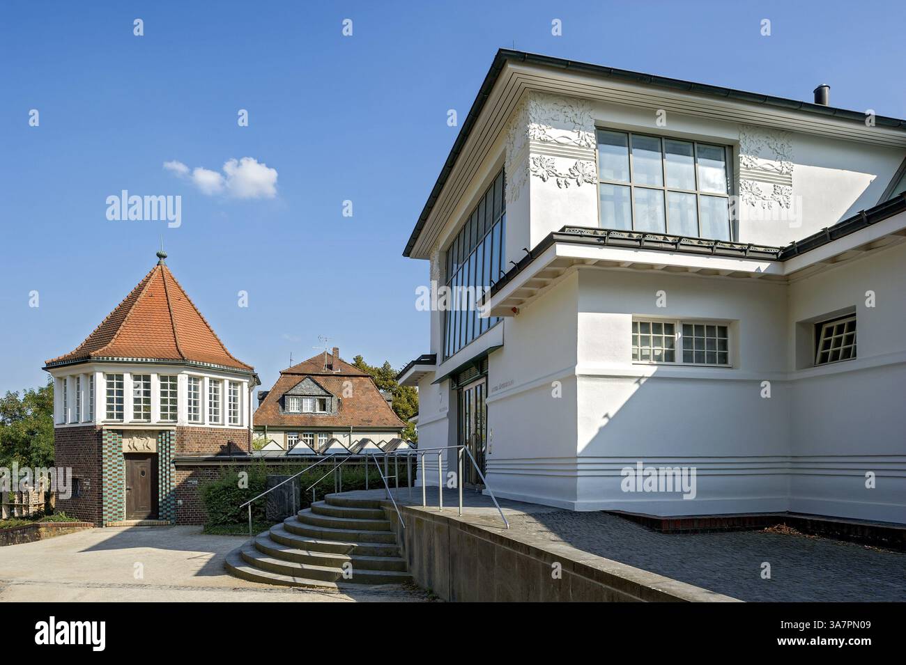 Octagon and Ernst Ludwig House by Josef Maria Olbrich, museum, Art ...