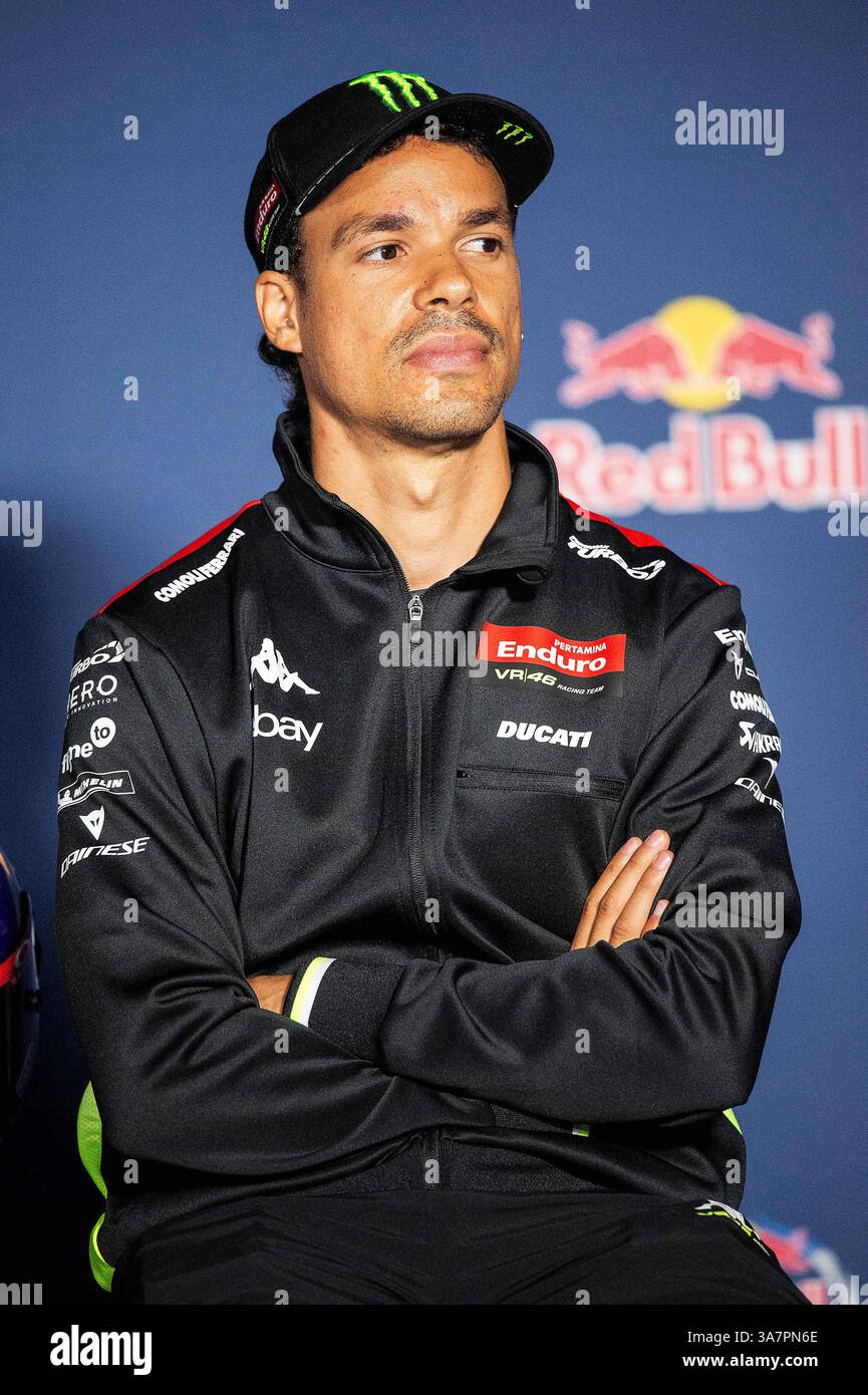 The Americas. 27th Mar, 2025. Franco Morbidelli (21) Pertamina Enduro ...