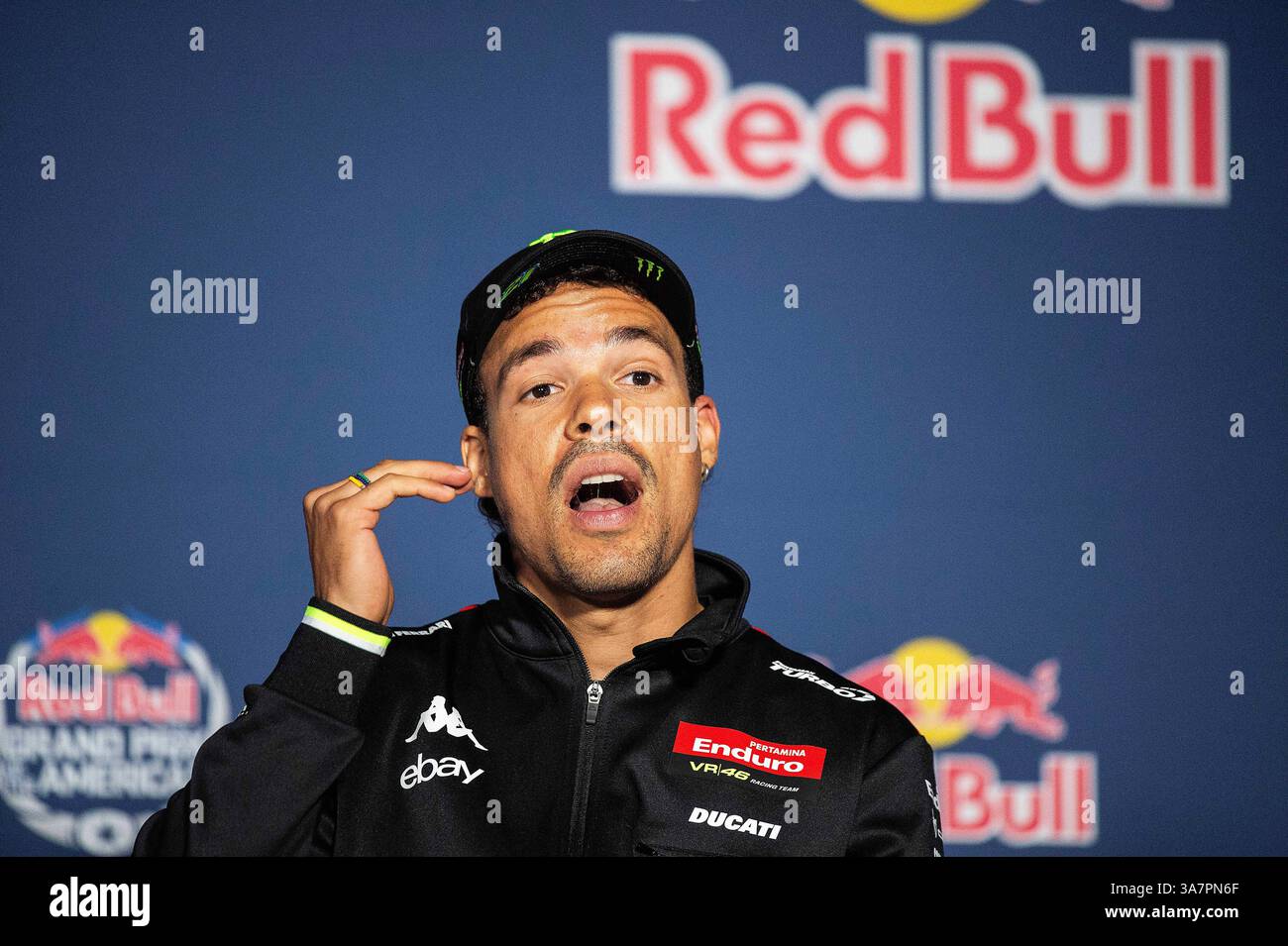 The Americas. 27th Mar, 2025. Franco Morbidelli (21) Pertamina Enduro ...