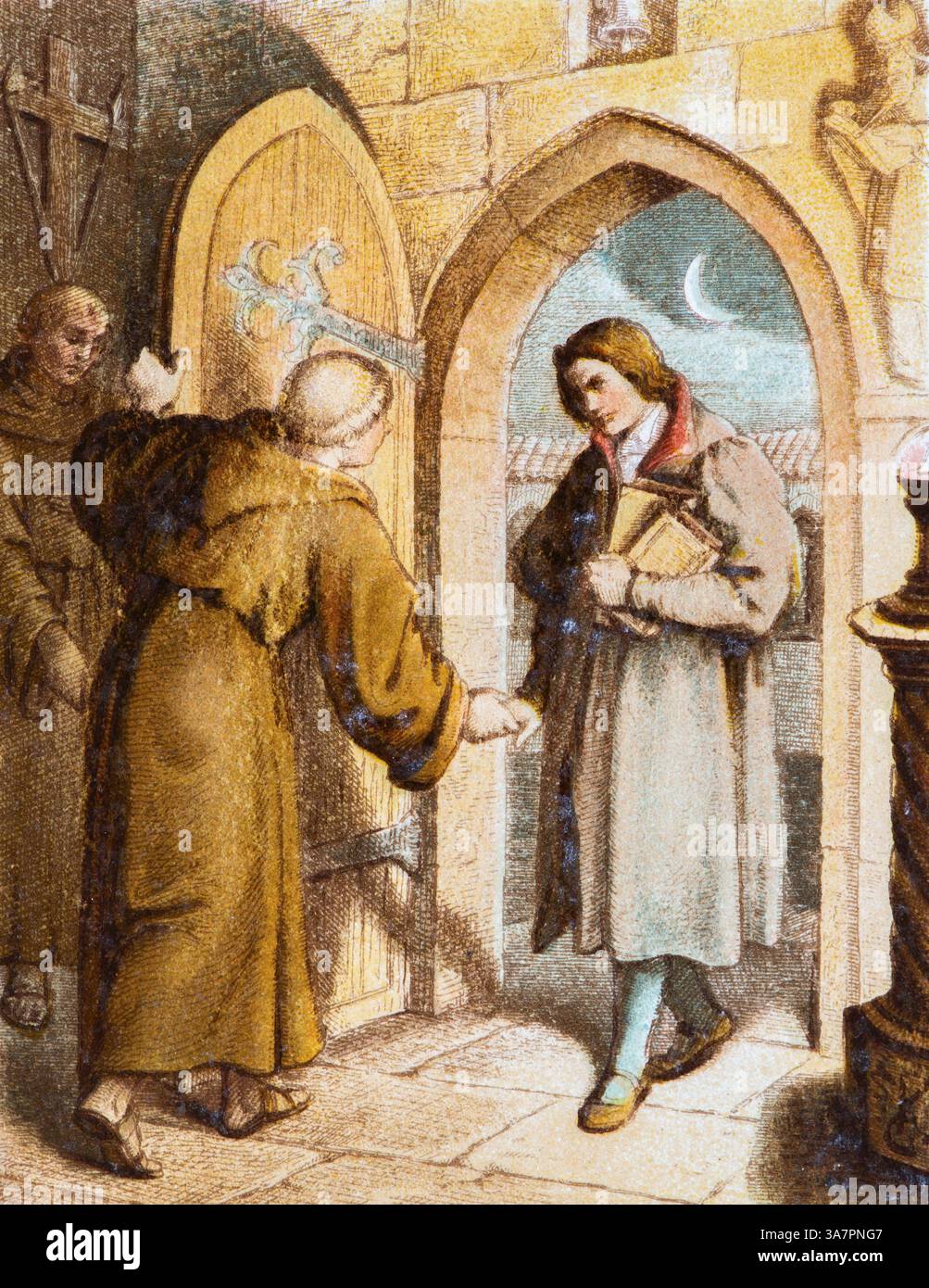 In 1505 Luther enters the monastery of the Augustinian hermits in ...