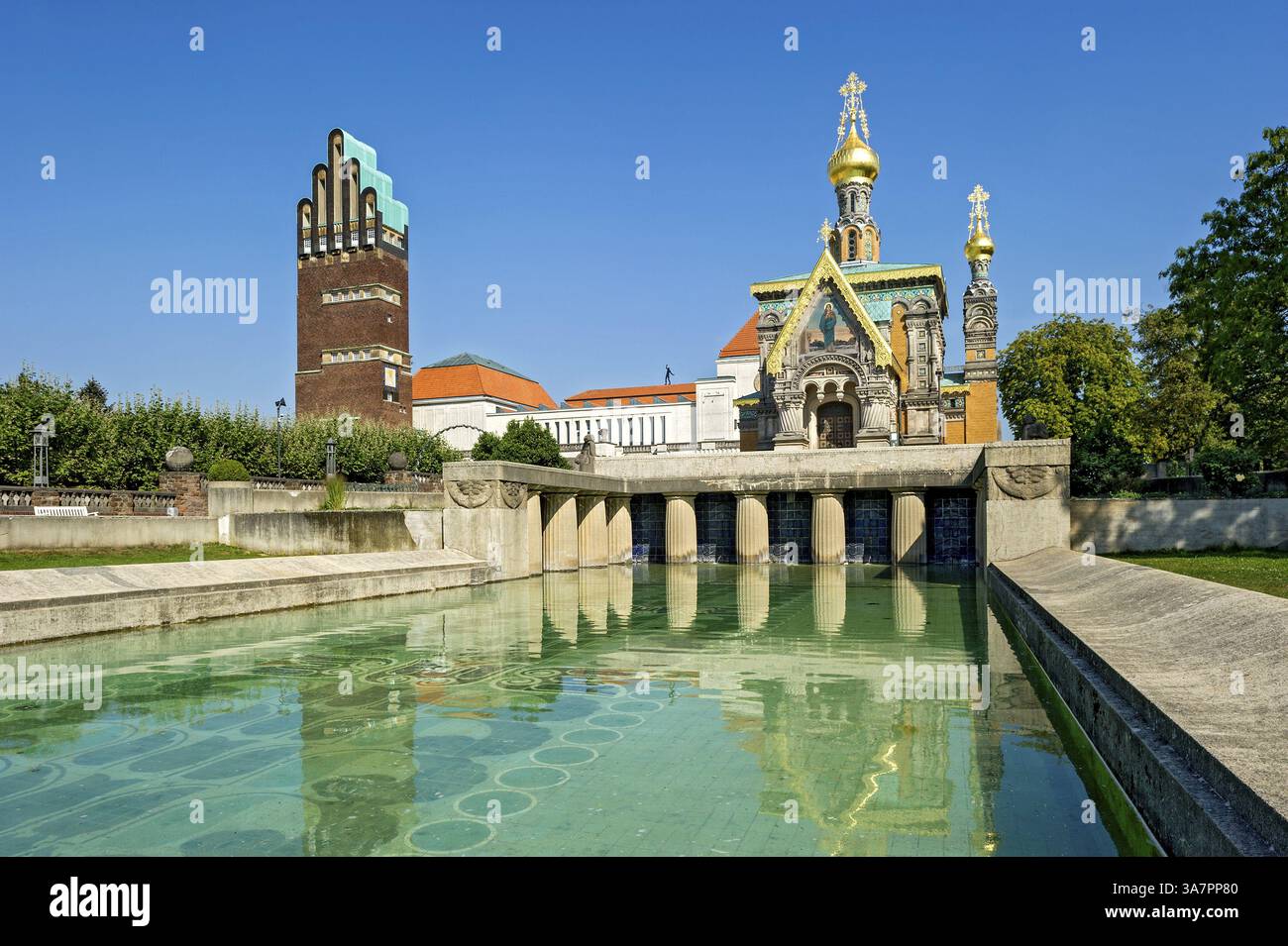 Tower, Wedding Tower, Lily Basin by Albin Mueller, Russian Chapel of St ...
