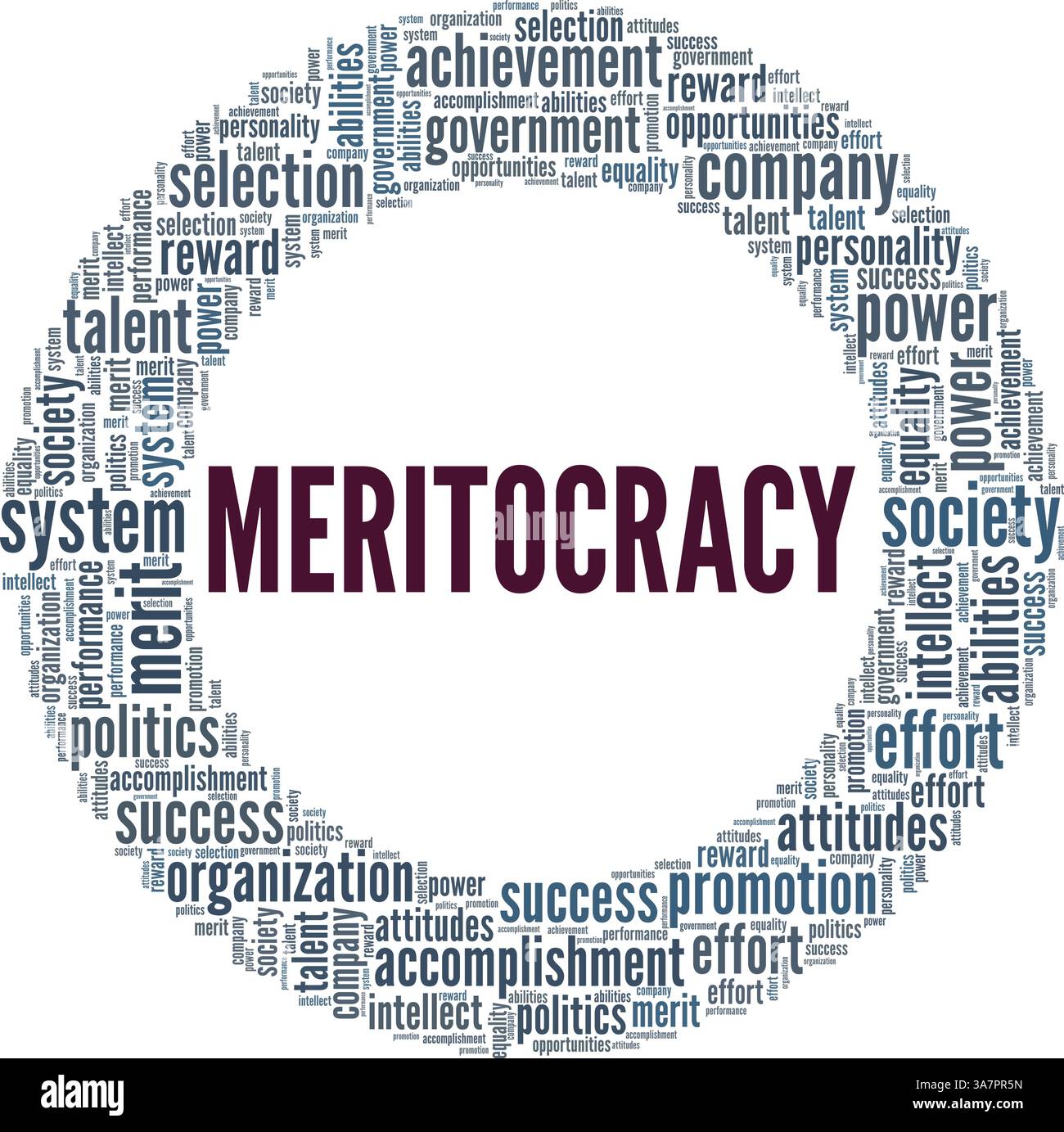 Meritocracy vector illustration word cloud isolated on white background Stock Vector Image & Art ...