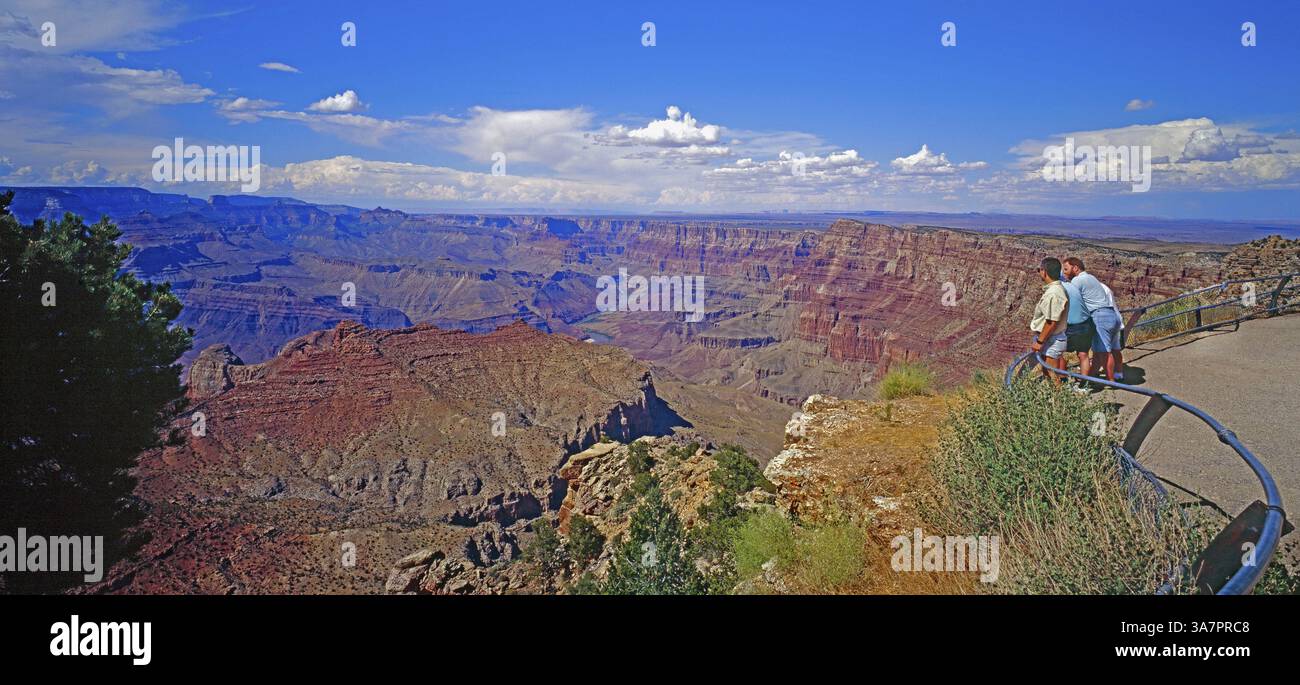 Grand Canyon National Park, viewpoint, tourists, Arizona, USA, North ...