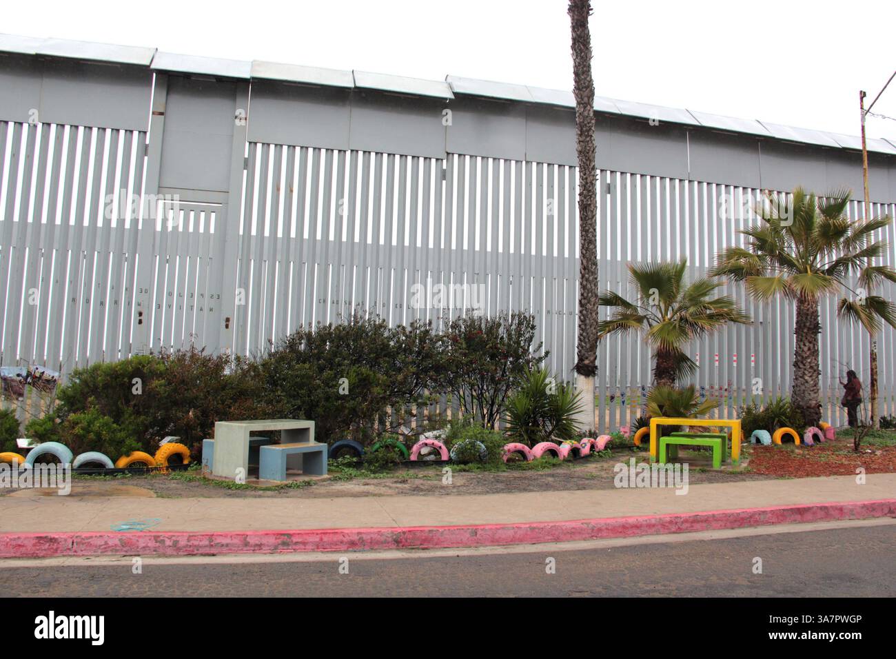 Tijuana, Baja California, Mexico - Mar 14, 2025: Tijuana beaches next ...