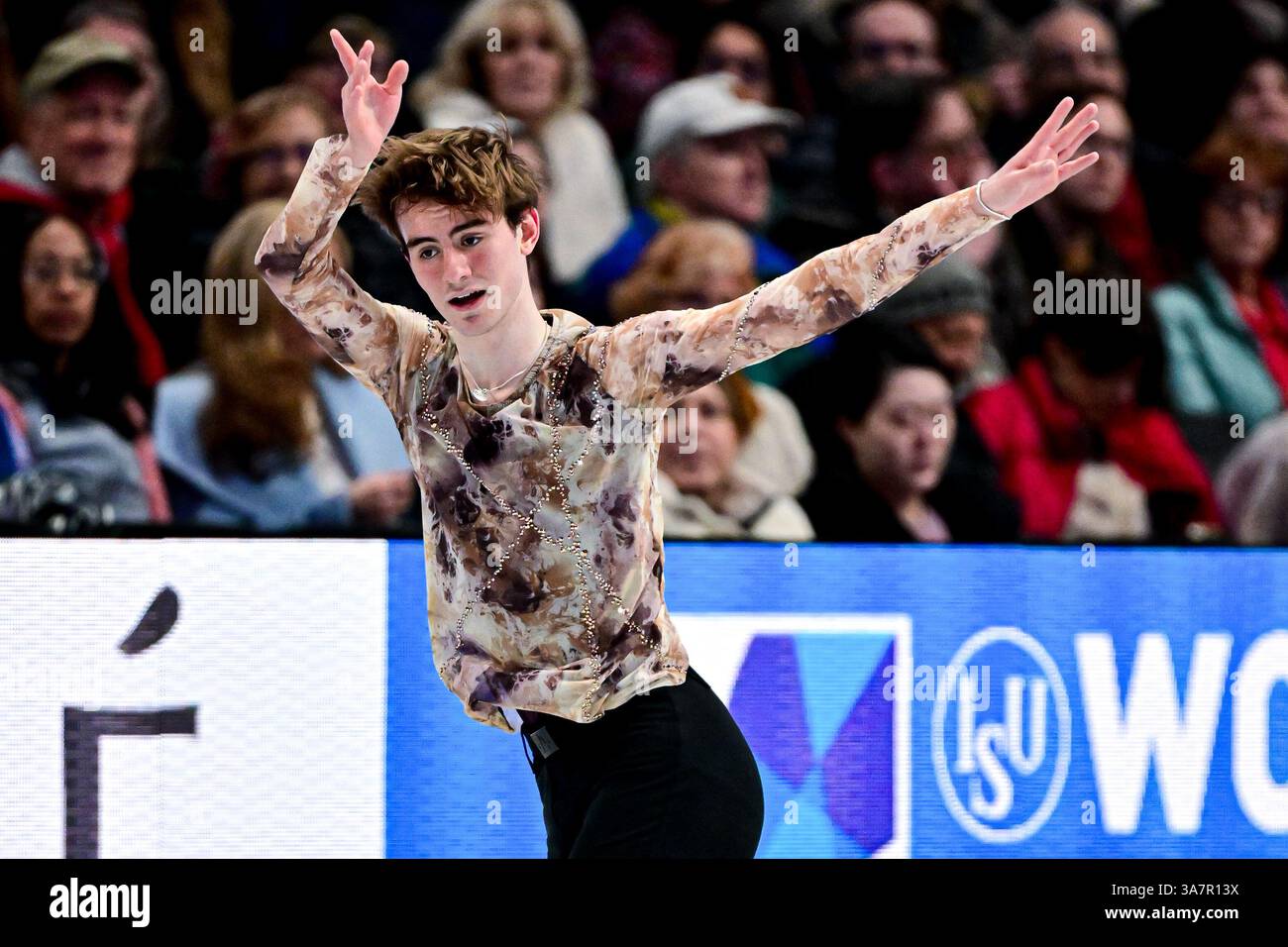 Edward APPLEBY (GBR), during Men Short Program, at the ISU World Figure ...