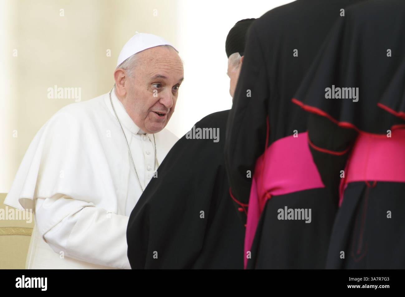 Apr 17, 2013 - Vatican City State (Holy See) - Pope FRANCIS during his ...